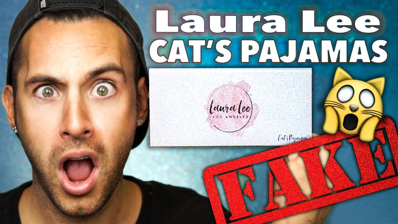 FAKE LAURA LEE Cat's Pajamas Palette | Swatch + Look | PopLuxe - YouTube