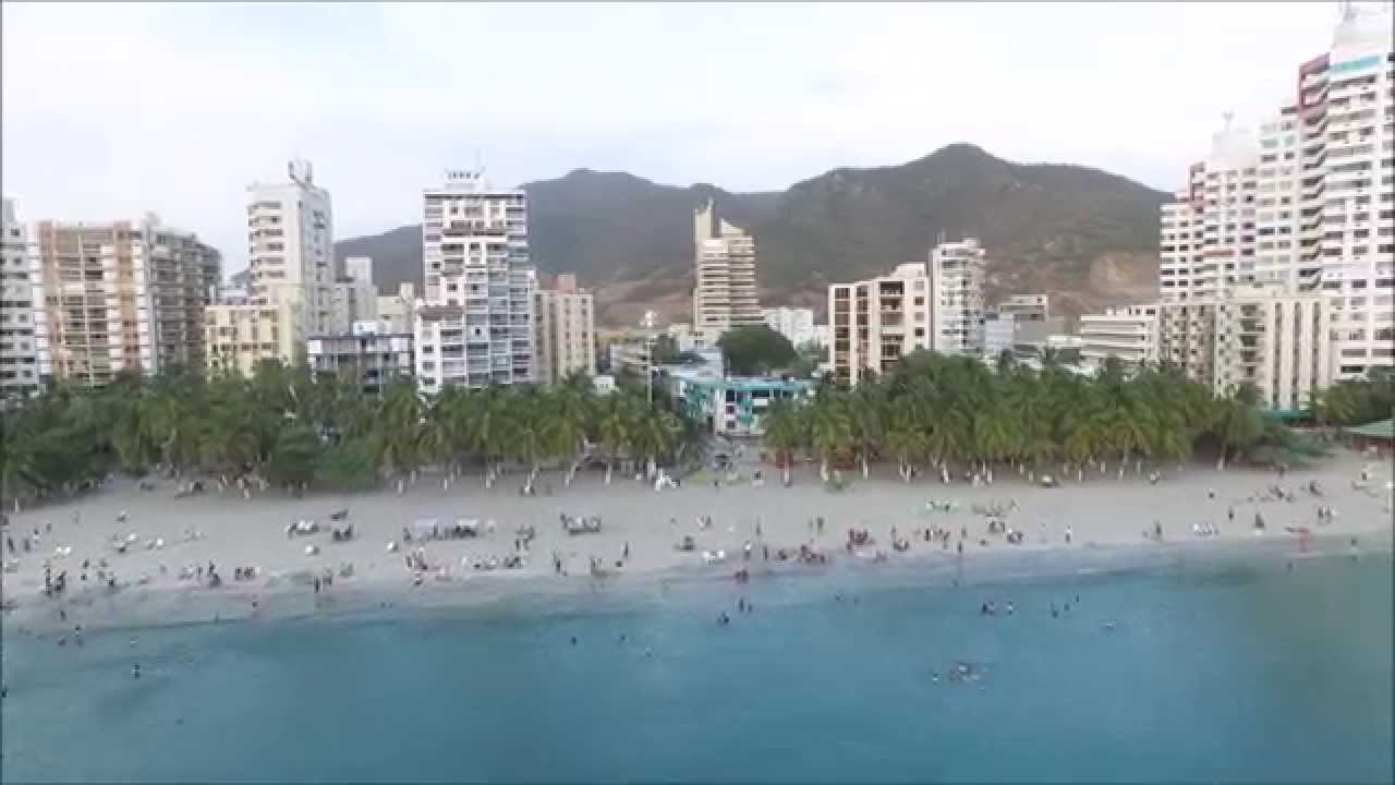 Playas de El Rodadero, en Santa Marta, Colombia. - YouTube