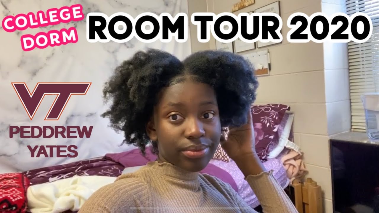 DORM ROOM TOUR | VIRGINIA TECH PEDDREW YATES | NaturalKuru - YouTube