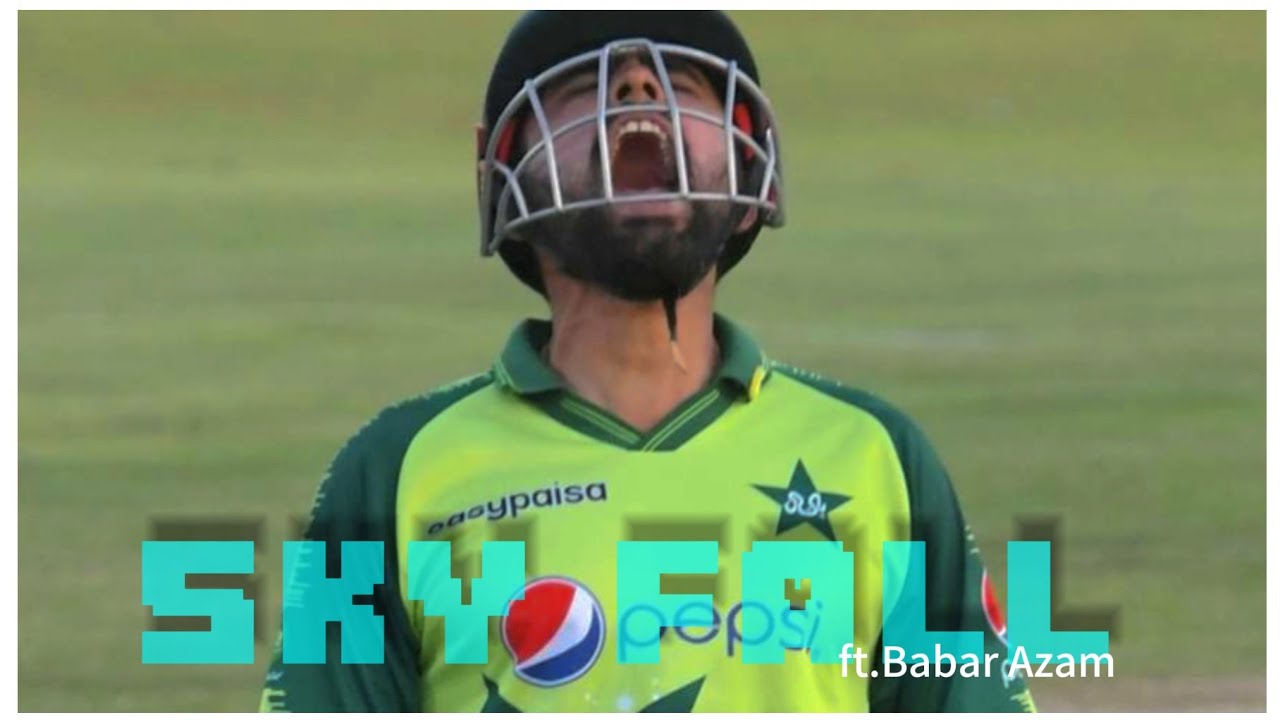 Sky Fall ft.babar Azam . babar Azam downfall #babarazamcricket - YouTube