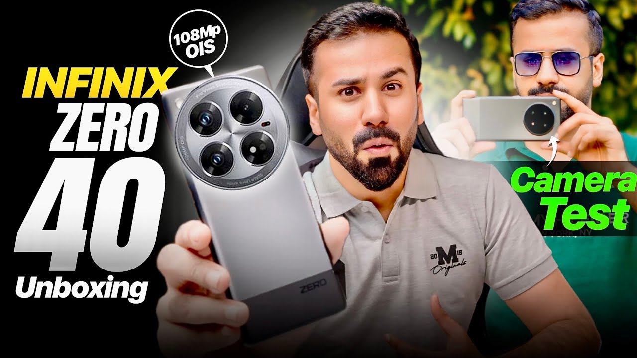 Infinix Zero 40 4G Unboxing & Camera Test | Helio G100 | Best Vlogging ...