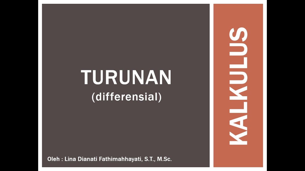 Aturan Rantai (Chain Rules) - YouTube