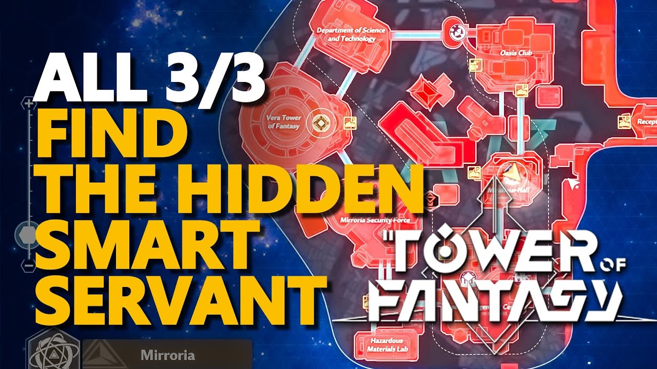 Find the hidden smart servant Tower of Fantasy - YouTube