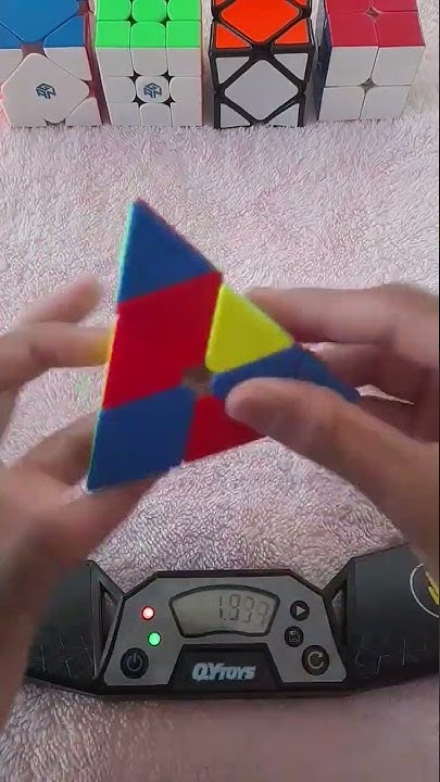 Pyraminx Solved in 8.000s #shorts #pyraminx #cube #cubing - YouTube