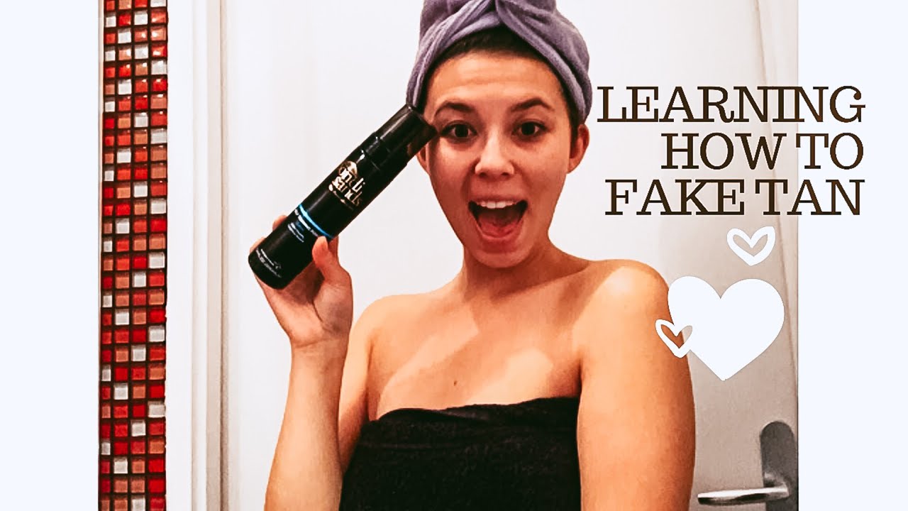 Fake Tan with me ☀️ - YouTube