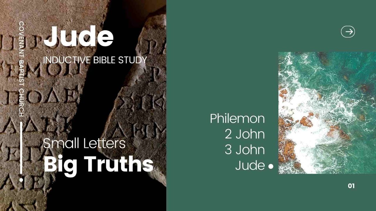 Small Letters, Big Truths - Jude (Intro to Study) - YouTube
