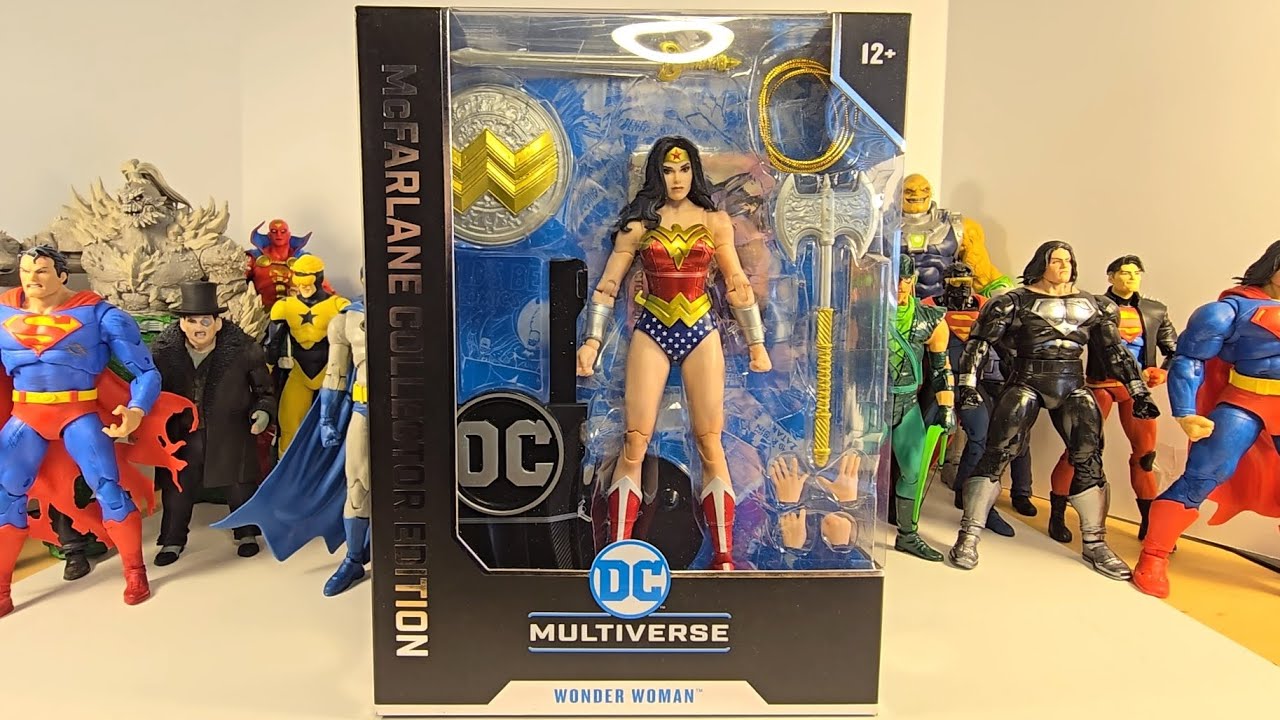 Wonder Woman - Mcfarlane Collector Edition - Unboxing and Review - YouTube