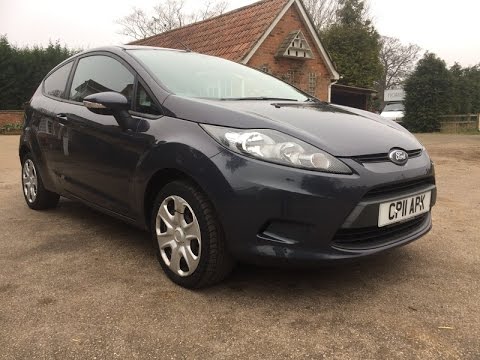 2011 (11 plate) Ford Fiesta 1.25 EDGE 60BHP AIR CON, AUX INPUT - YouTube