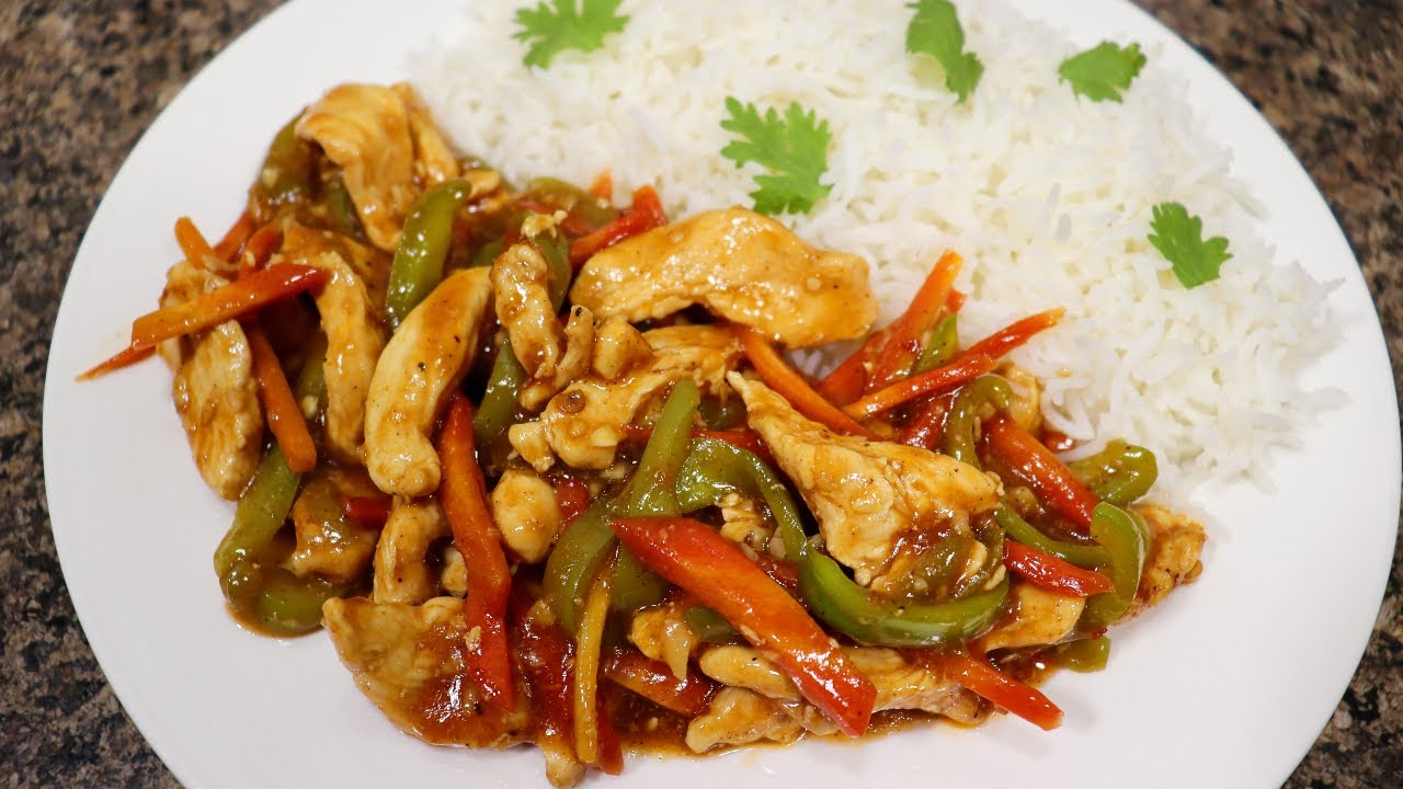Garlic Chilli Chicken Recipe by Tasty Food With Maria - YouTube