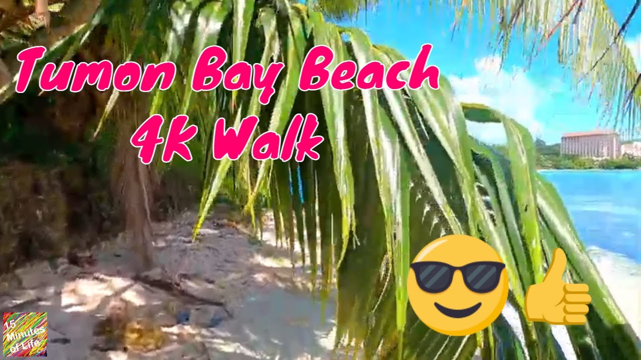 Tumon Bay Beach, Guam 4K Walk - Summer 2021 [Vlog Pilot Episode] - YouTube