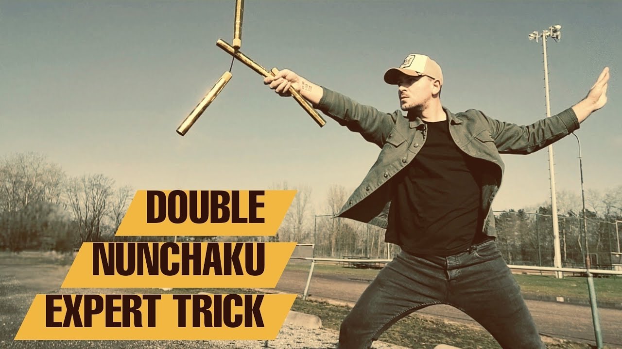 Expert Double Nunchaku Trick - YouTube
