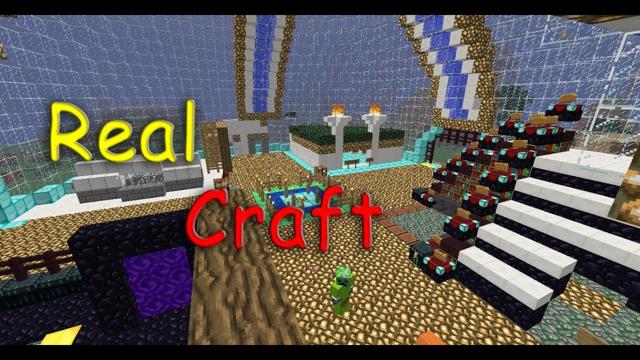 обзор сервера Real Craft - YouTube
