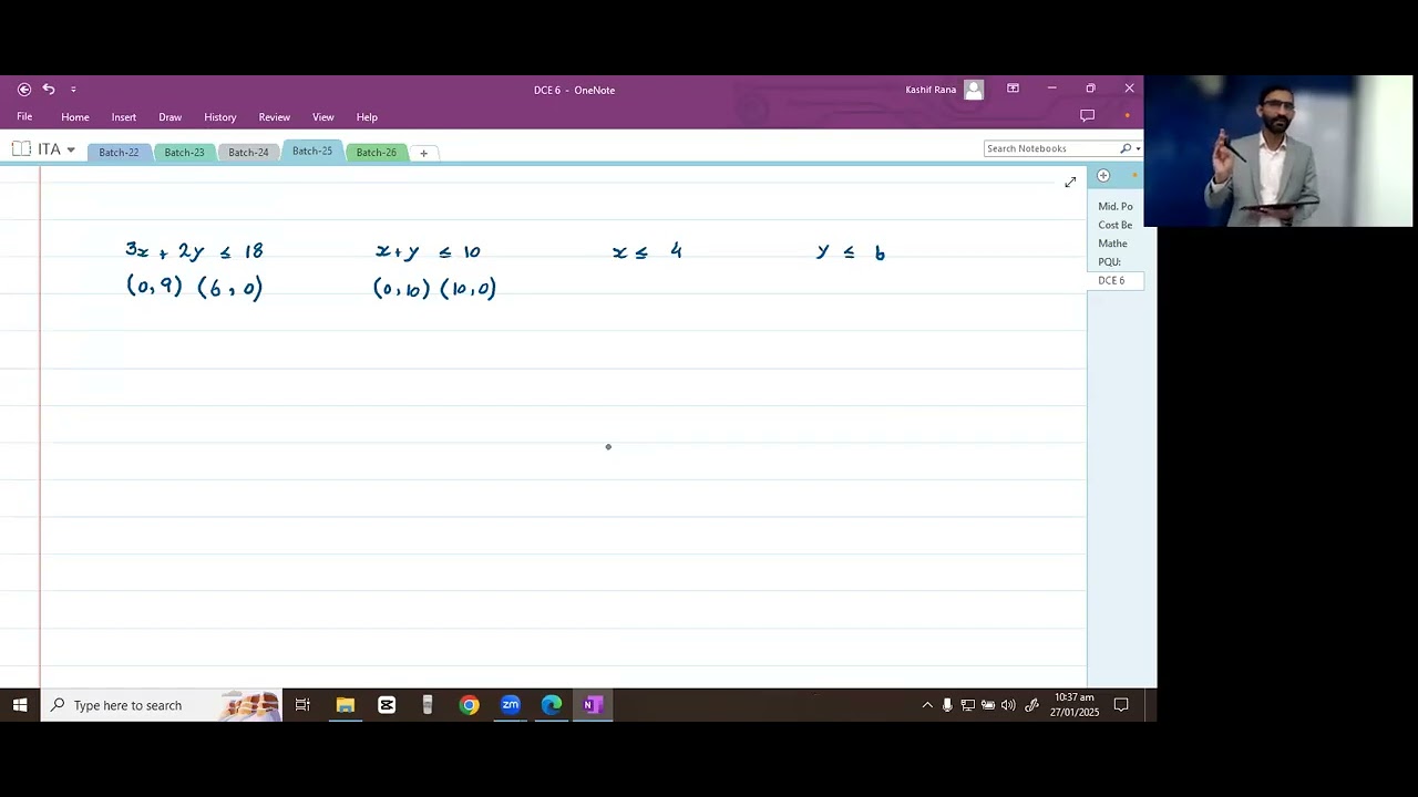 Lec 31 Ch 4 Linear Programming l PRC 2 QM l ICAP Study Text - YouTube