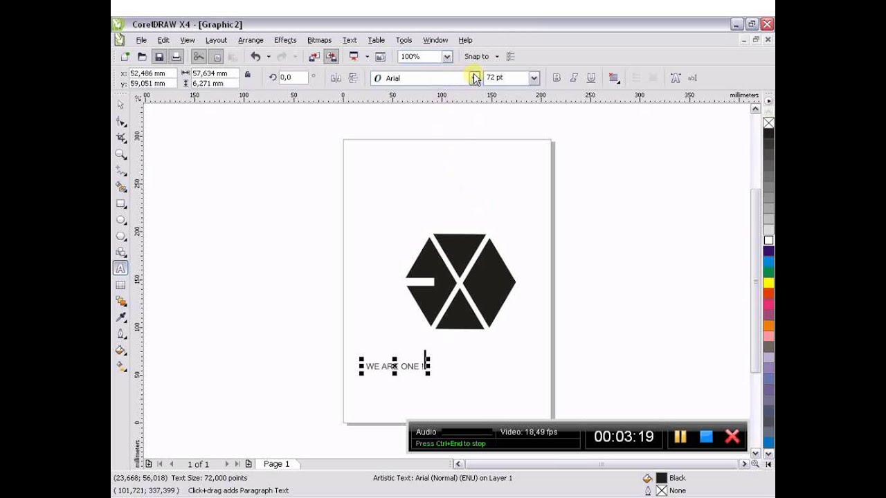 Corel Draw logo exo - YouTube