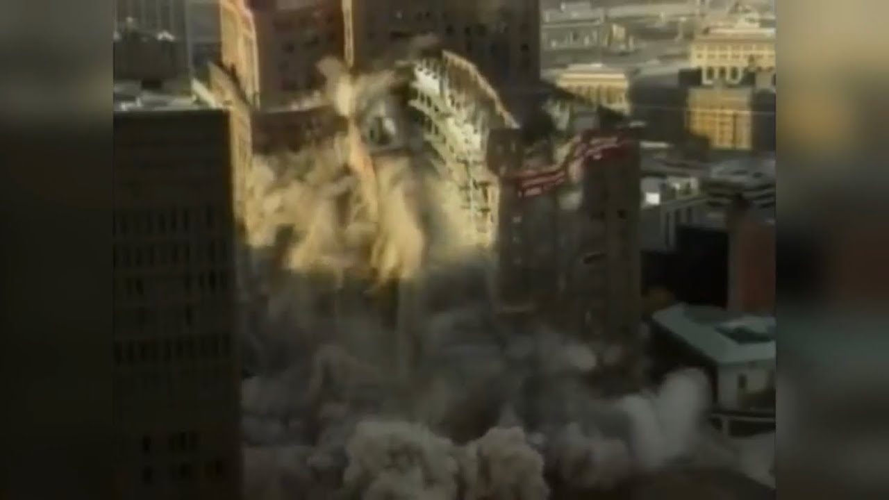 J. l. Hudson Building Implosion - YouTube