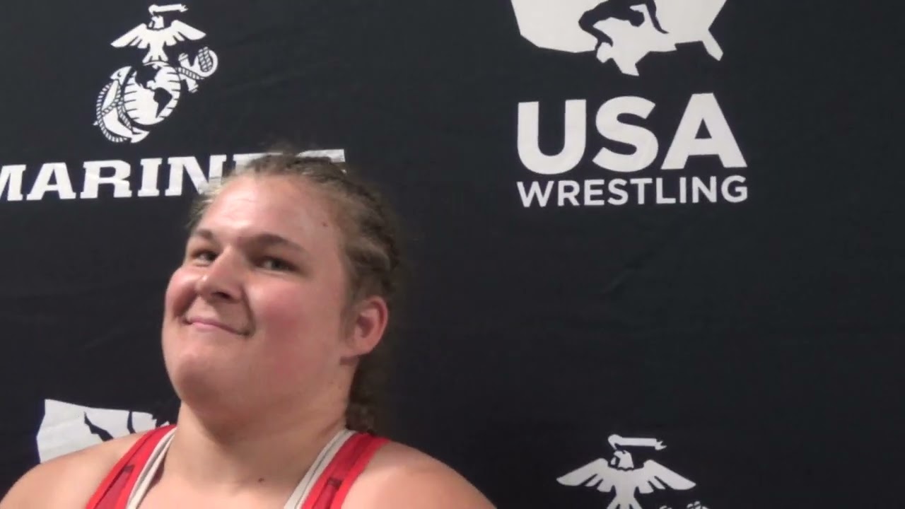 Savannah Isaac (OH), 2022 16U Nationals champion at 200 pounds - YouTube