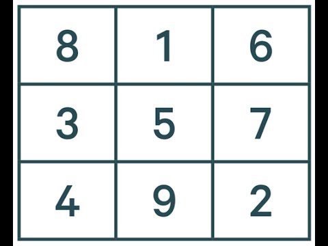 Magic Square - Fun With Maths - YouTube