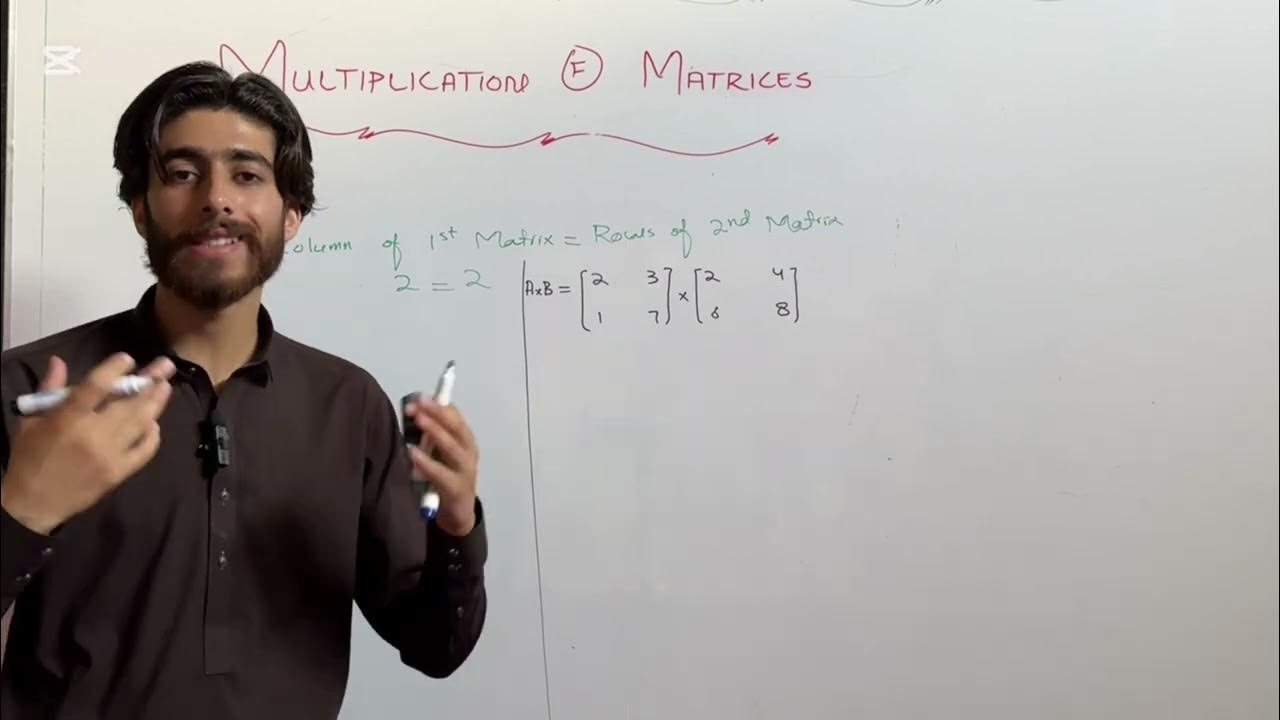 How To Multiply Two Matrices - Youtube