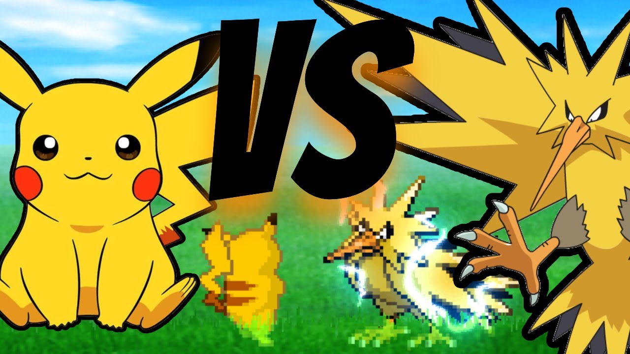 Pikachu Vs Zapdos - MUGEN - YouTube