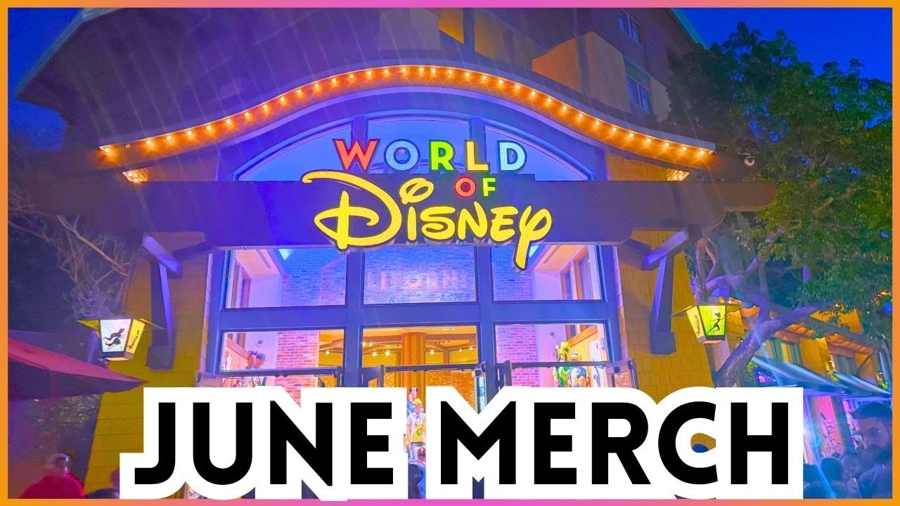 World of Disney June Merch Update! #disneymerch - YouTube