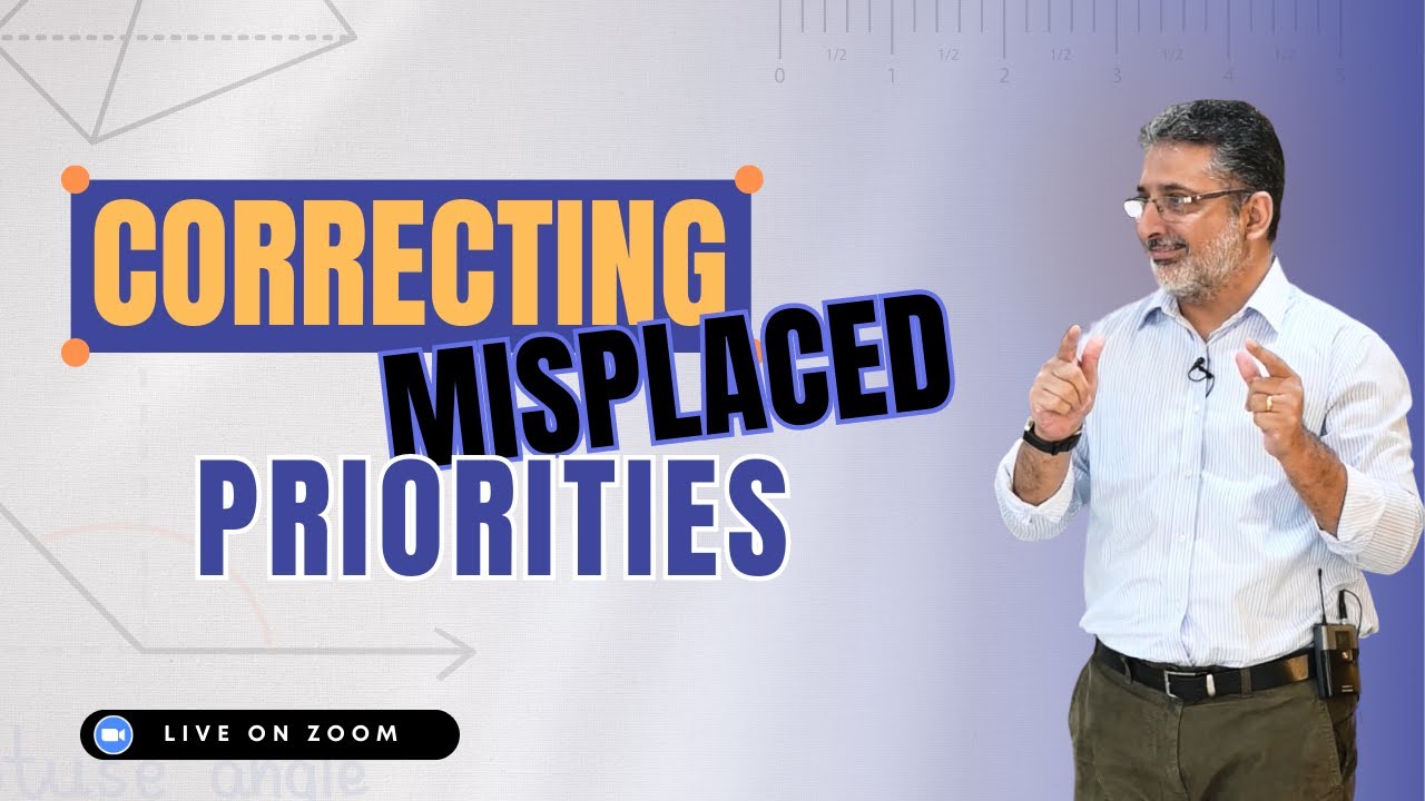 "Correcting Misplaced Priorities" | Pst. Neeraj Malik | Online Sunday ...