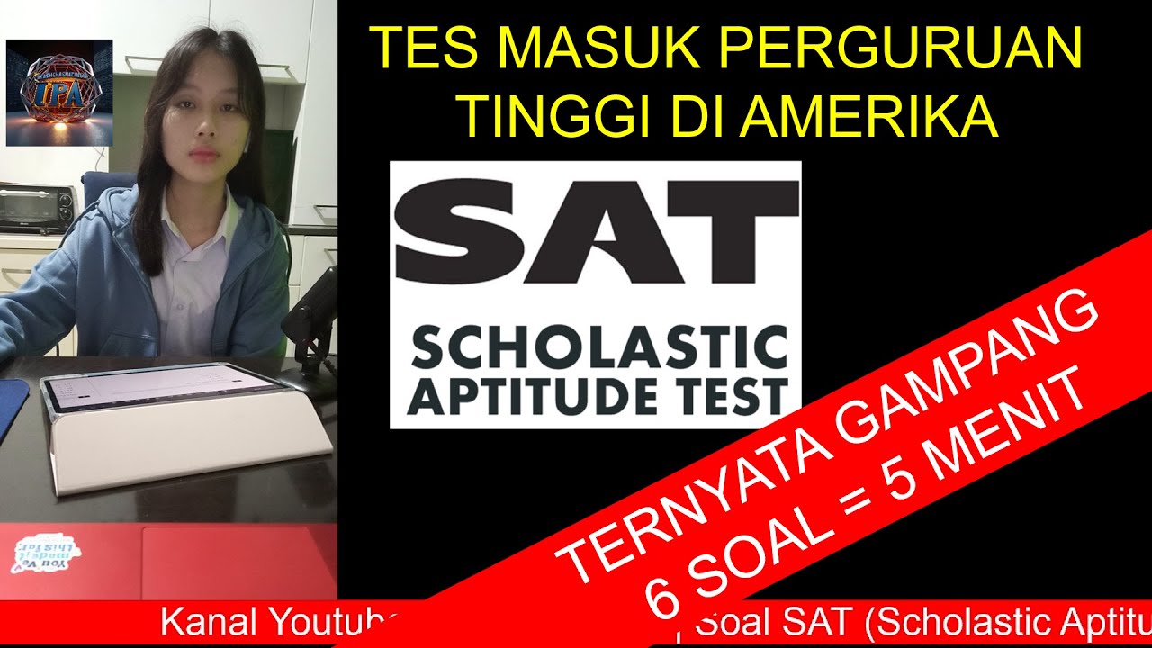 6 SOAL TES SAT DALAM 5 MENIT - YouTube