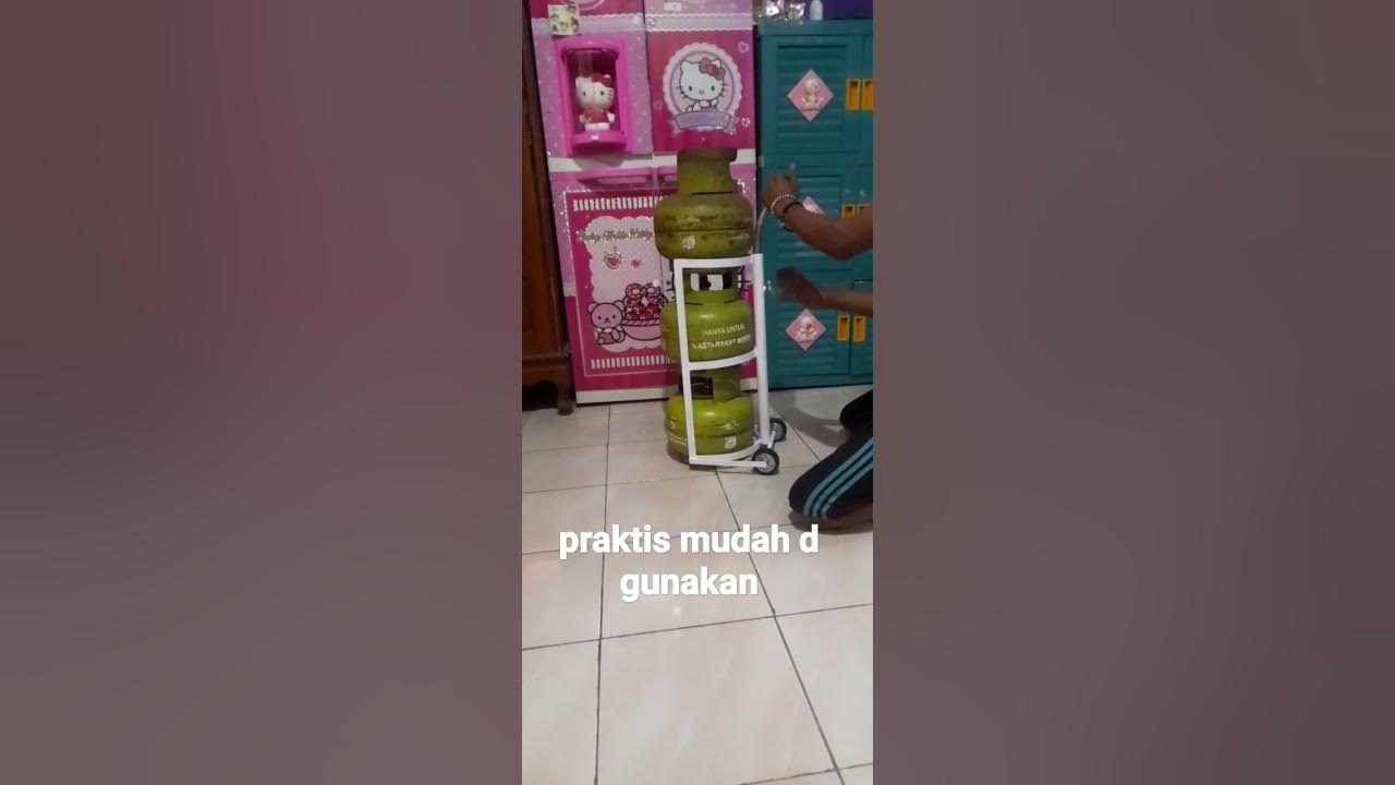 TROLY GAS 3KG 4 SUSUN MUDAH D GUNAKAN - YouTube