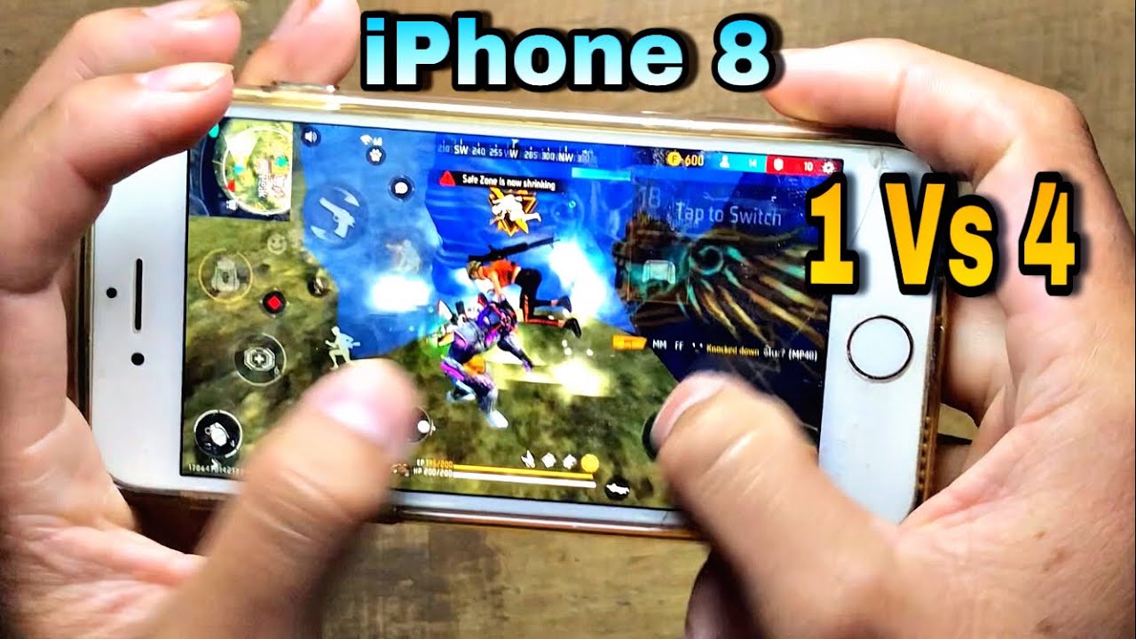 Good ️ iPhone 8 ⚡️ Handcam | Free Fire [MM FF] 1 Vs 4 🥶 - YouTube