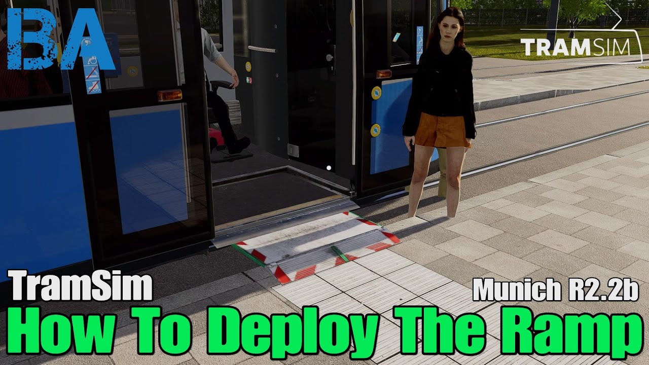 How To Deploy The Accessible Ramp - Tutorial - TramSim Console: Munich - YouTube