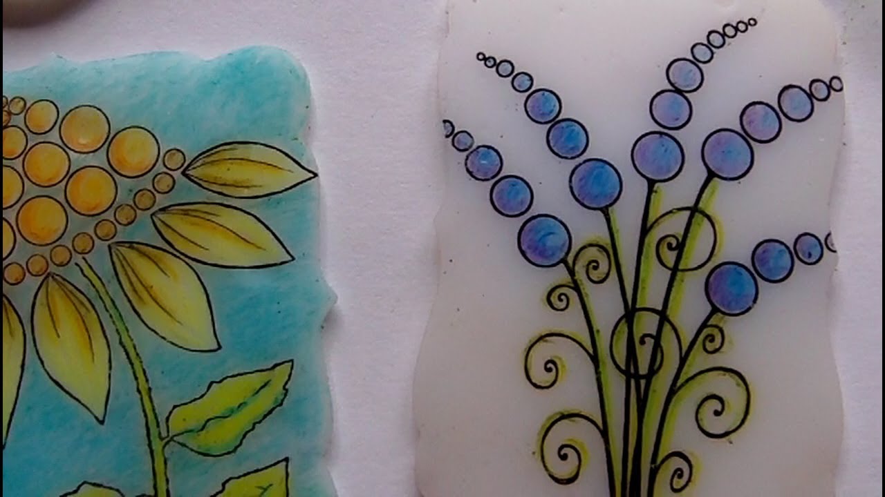 Shrink Plastic Embellishments - YouTube