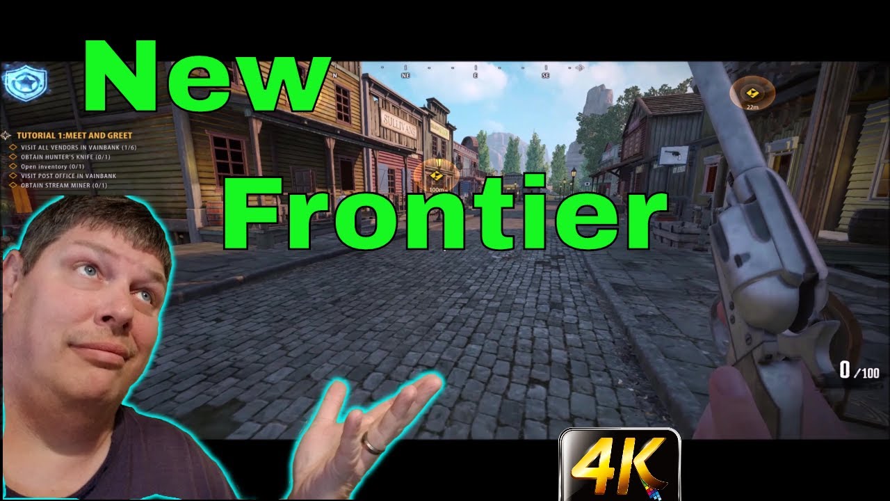 New Frontier Alpha Gameplay - Be A Cowboy in 4K - YouTube