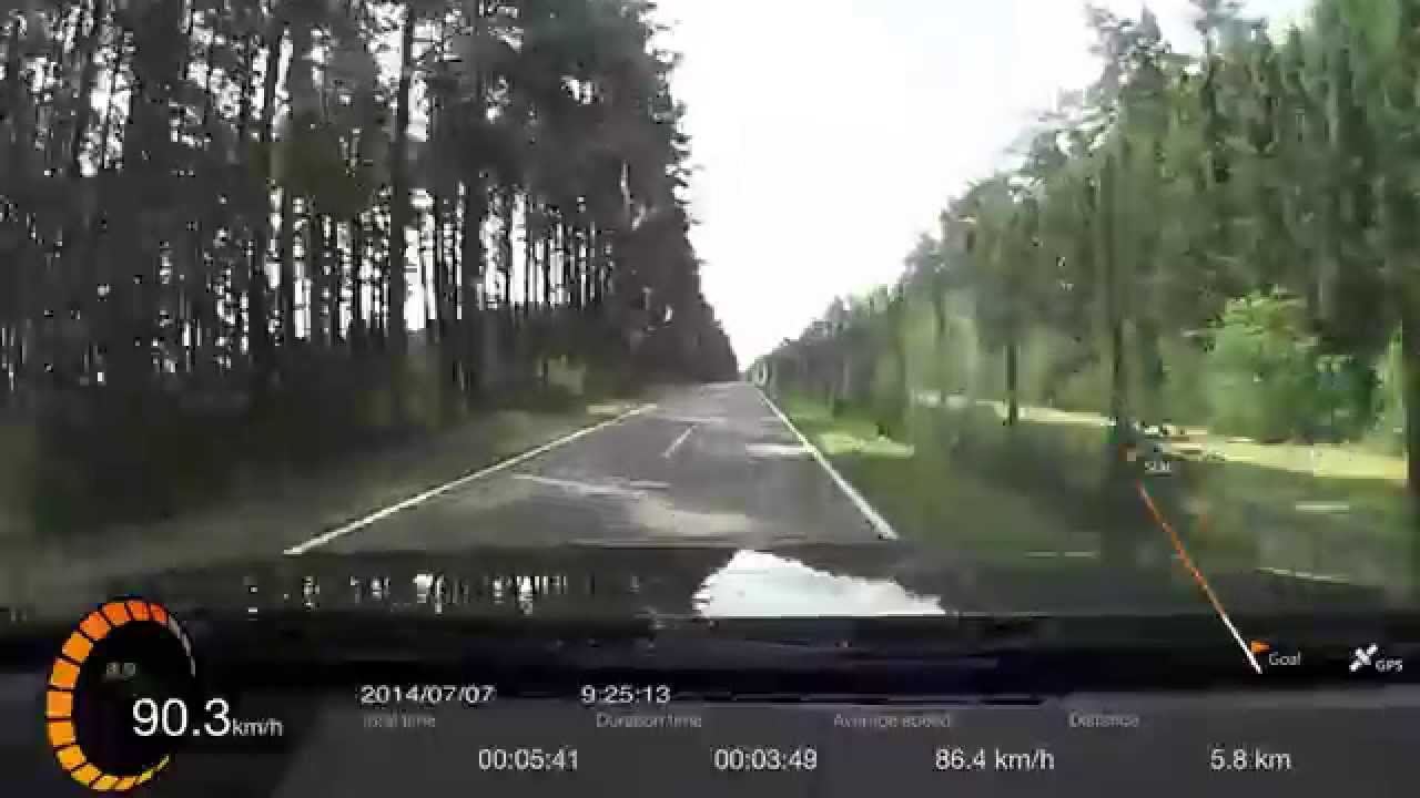 A long straight public road along the arrow straight @ Prüfgelände Ehra ...