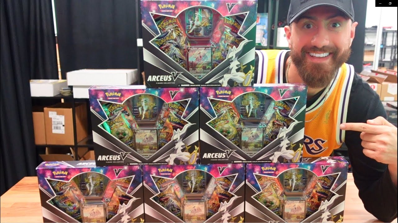 BRAND NEW ARCEUS BOXES ARE INSANE!!!! *LIVE POKEMON STORE!* - YouTube