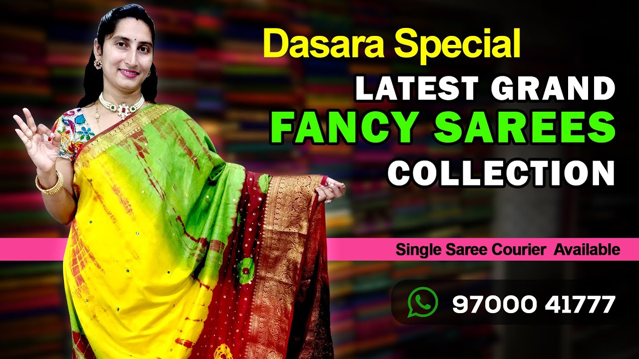 Dasara Special Latest Fancy saree Collections _Rs1650/-only - YouTube