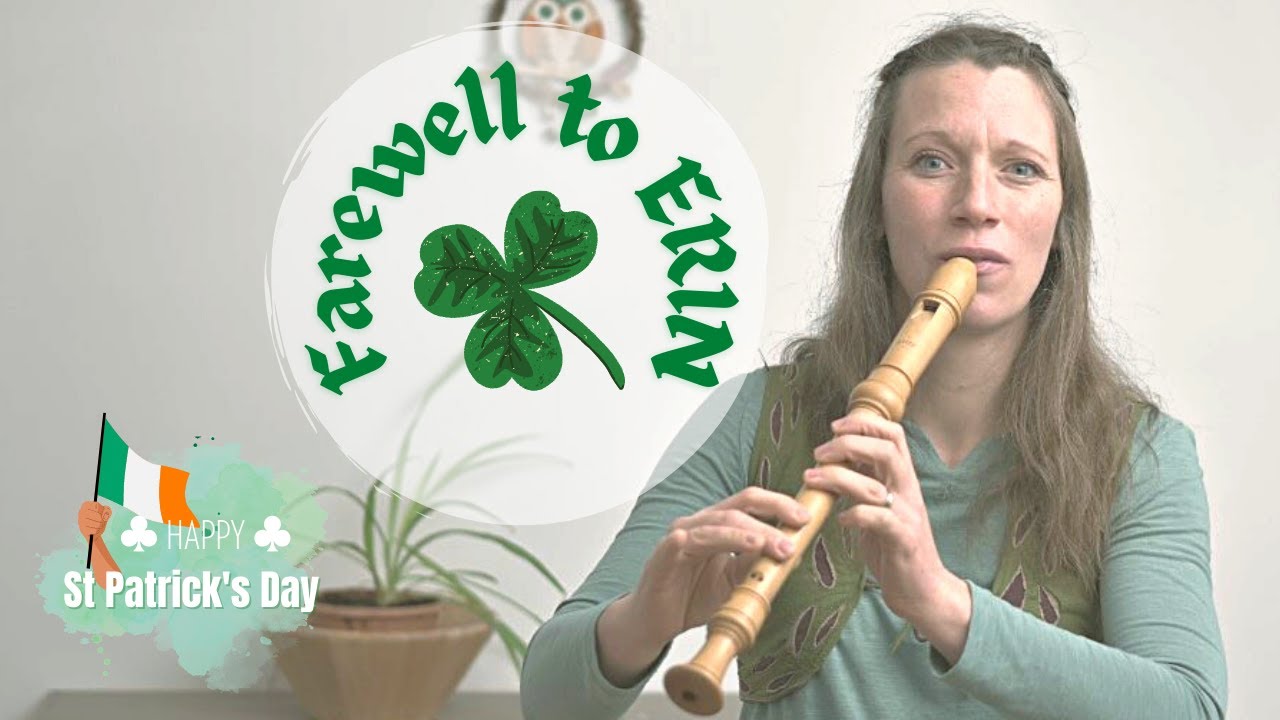Farewell to Erin - Irish traditional on alto recorder - YouTube