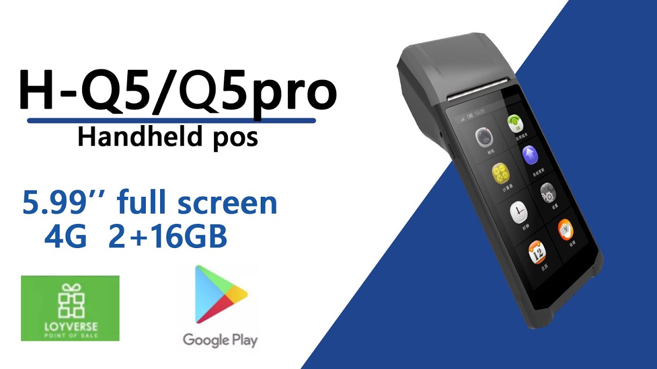 TOTALPOS H-Q5 5.99 Inch Wireless Handheld Android Pos Terminal with ...