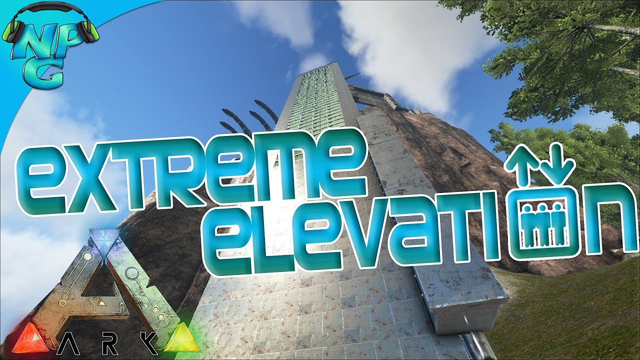 Building a Massive Elevator and Fighting the Lava Golem! ARK: Survival ...