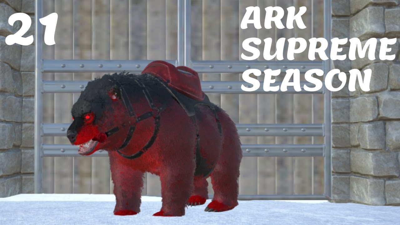 ARK APEX BOSS FIGHT & 540 APEX DIRE BEAR TAME - YouTube