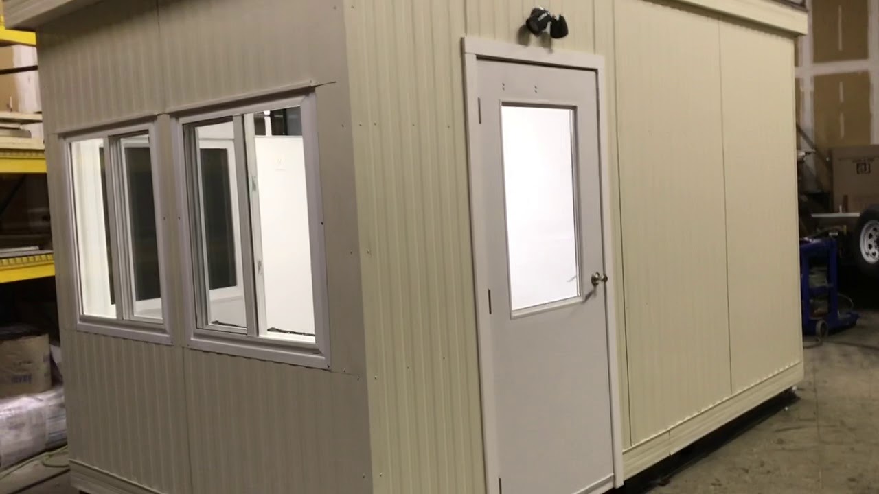Guard Booth, Guard Shack, Guard House, ADA Restroom - YouTube