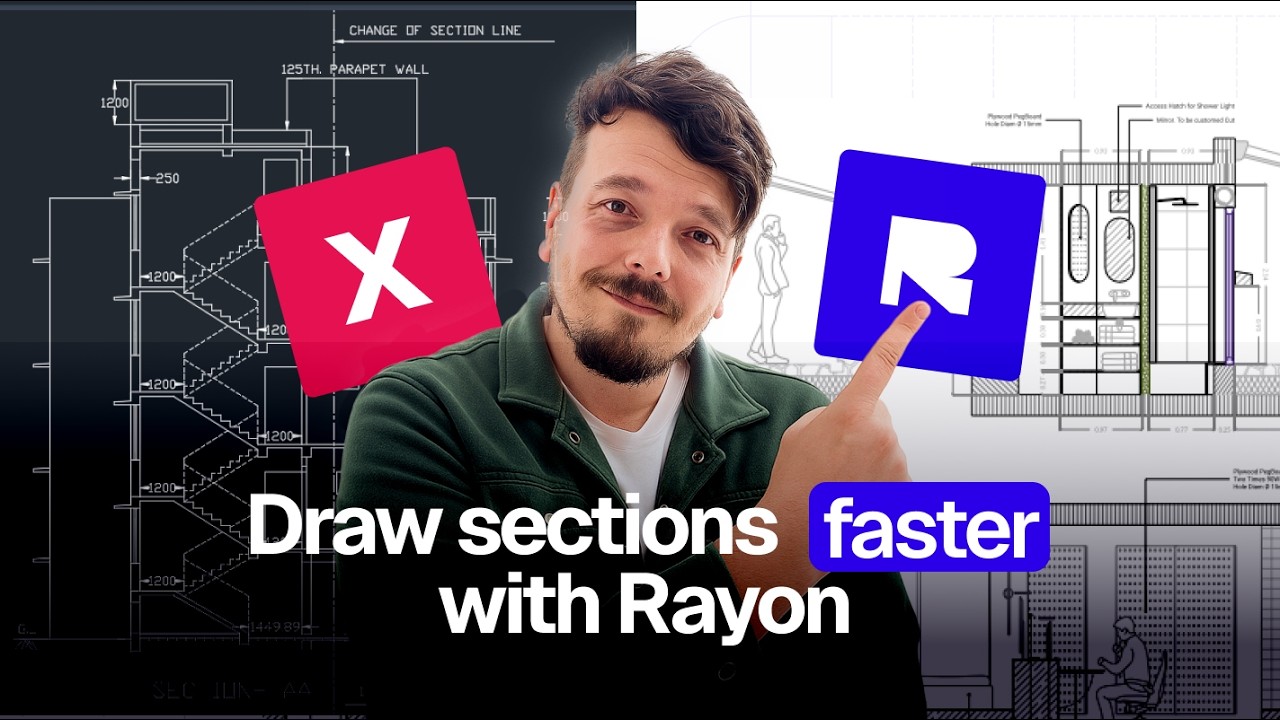 How to Draw a Section Faster than in AutoCAD | Meet Rayon Design - YouTube
