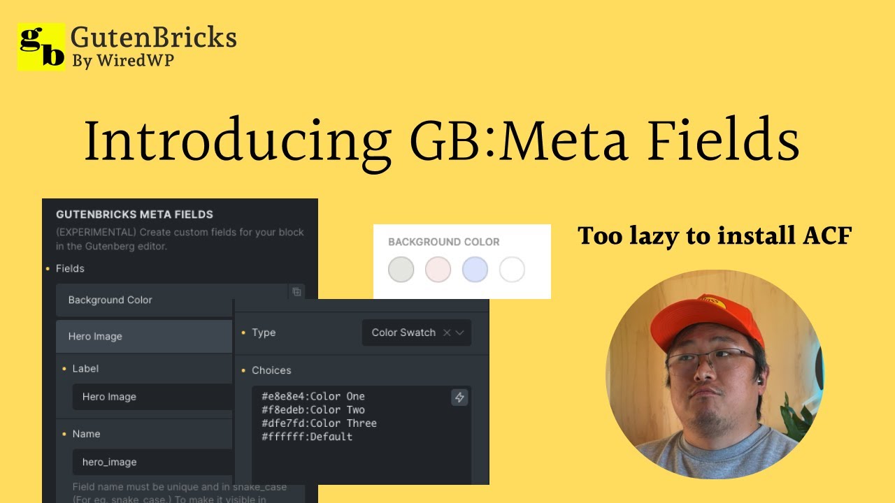 GutenBricks: Introducing GB:Meta, Built-in Meta Fields - YouTube