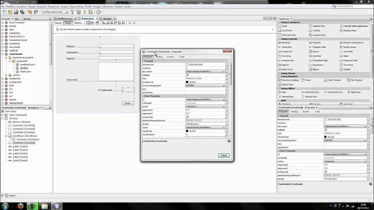 Tutorial java ita lezione 43 - Email Bomber - YouTube