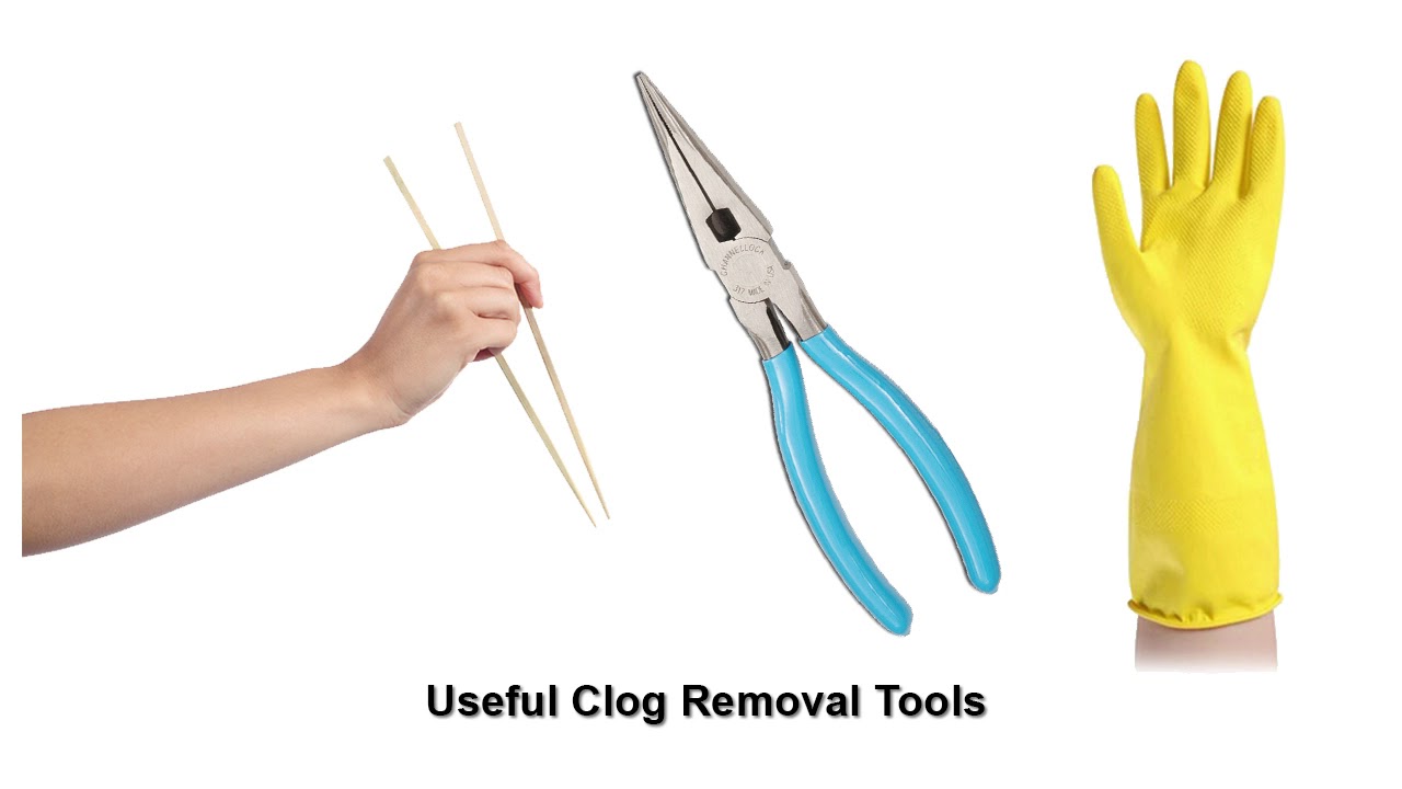 Best tools for fixing a clogged sink - YouTube