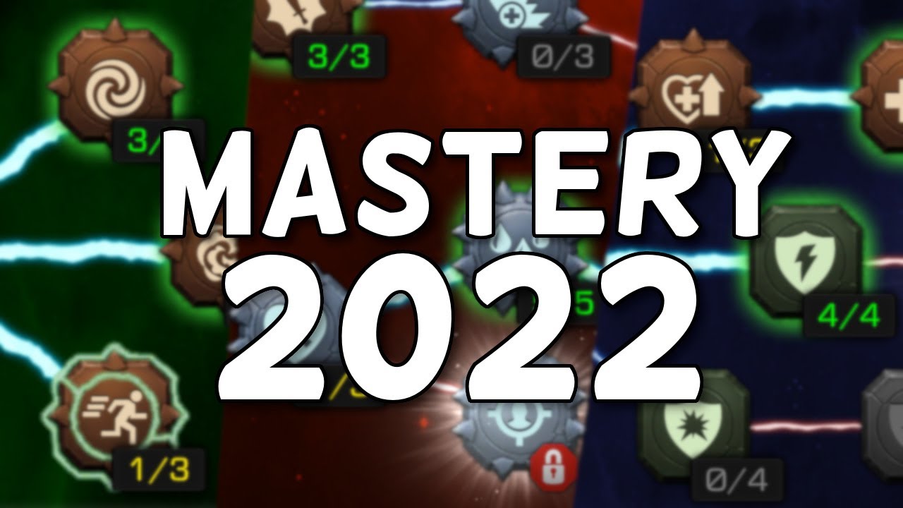 All Masteries I'm Currently Using in 2022 | Setting Up For Content etc ...