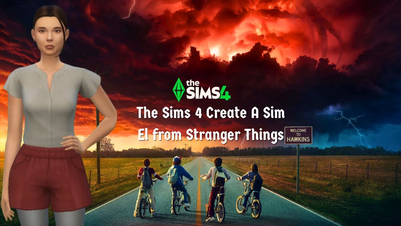 The Sims 4 Create A Sim | El from Stranger Things - YouTube