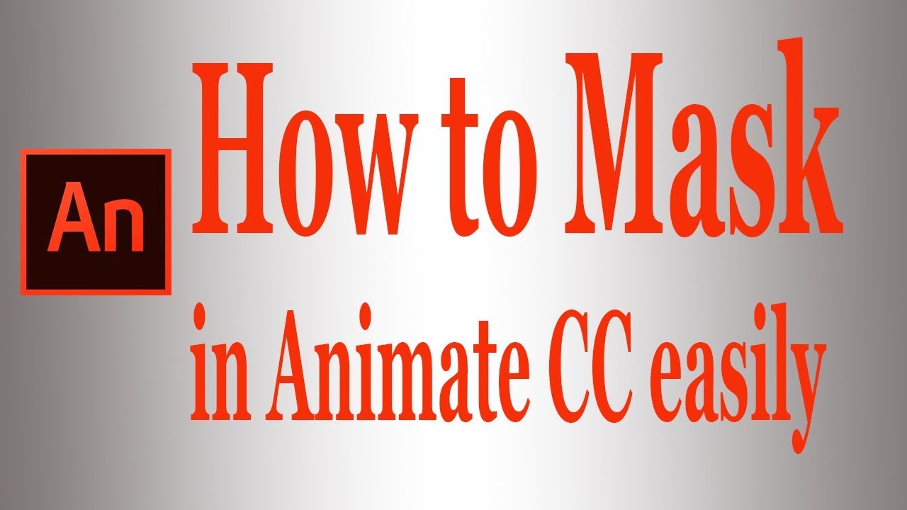 How to mask in Animate CC|Text and Gradient Effect | Animate CC Bangla ...