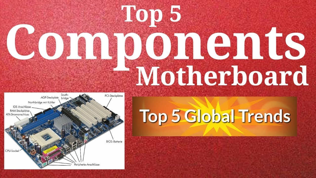 Top 5 Basic Components of Motherboard 2018 - YouTube