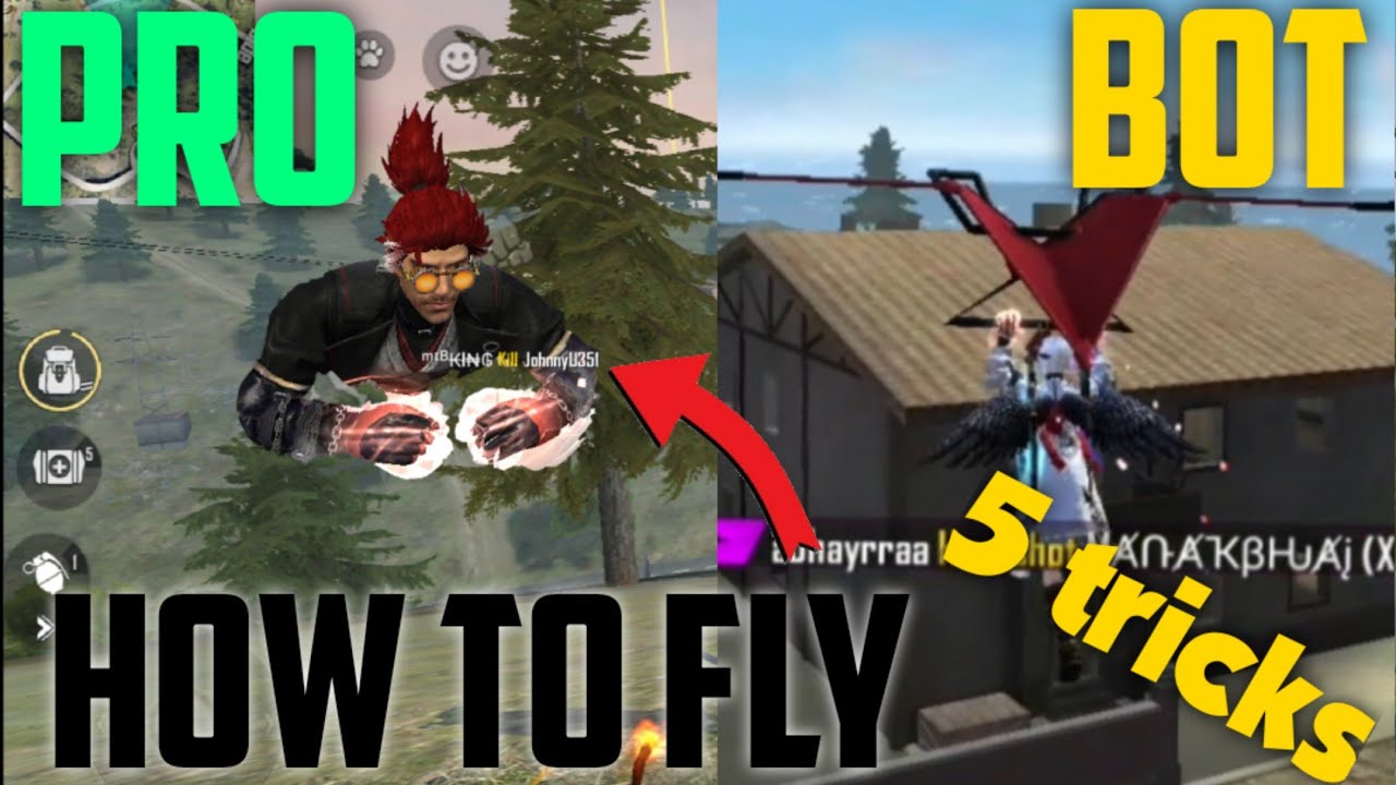 5 pro free fire tips and tricks garena fly in air with this tips | free ...