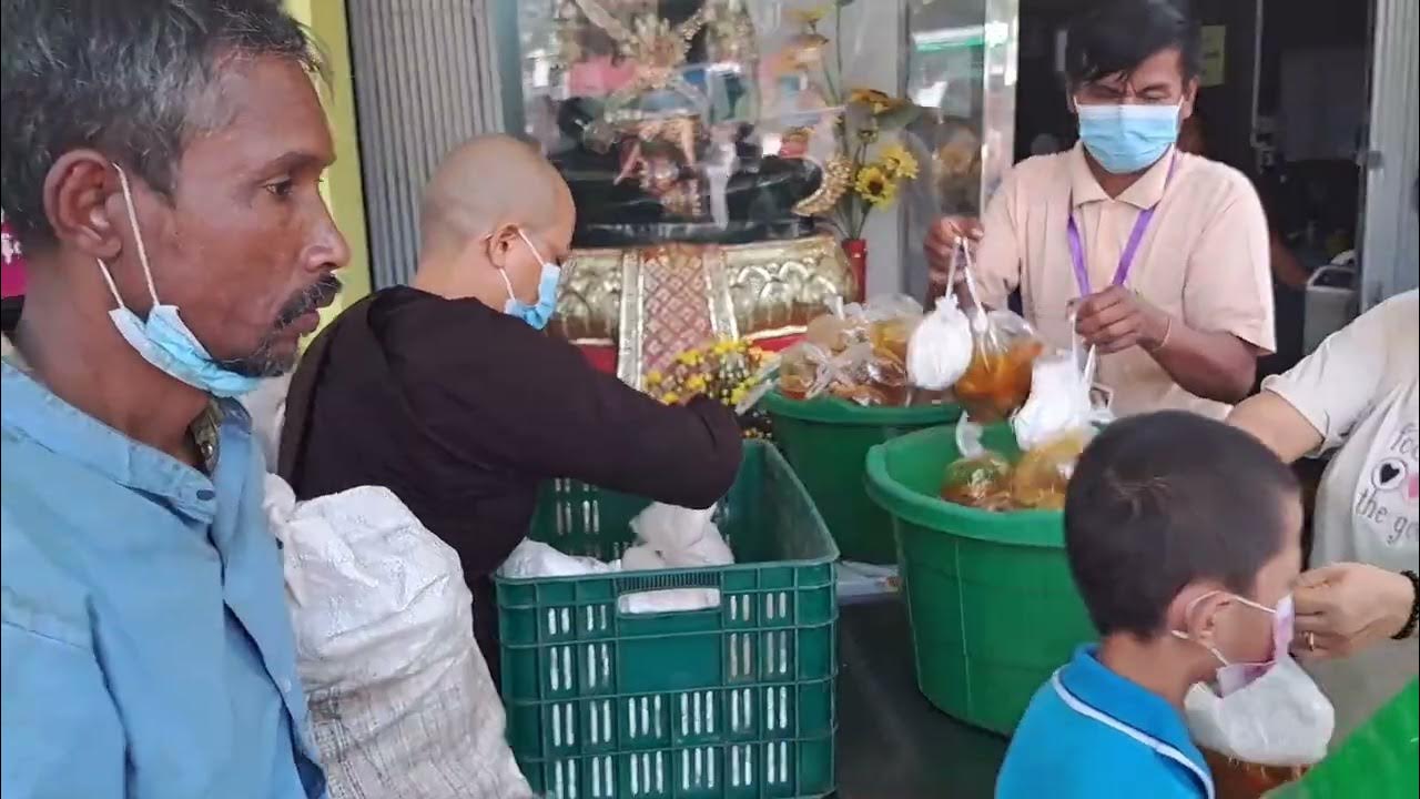 4 3 2023 သရက်တောကျောင်းတိုက် သဘာဝတရားရိပ်သာ၌ နေ့စဥ် ထမင်း ဟင်း အဟာရဒါန