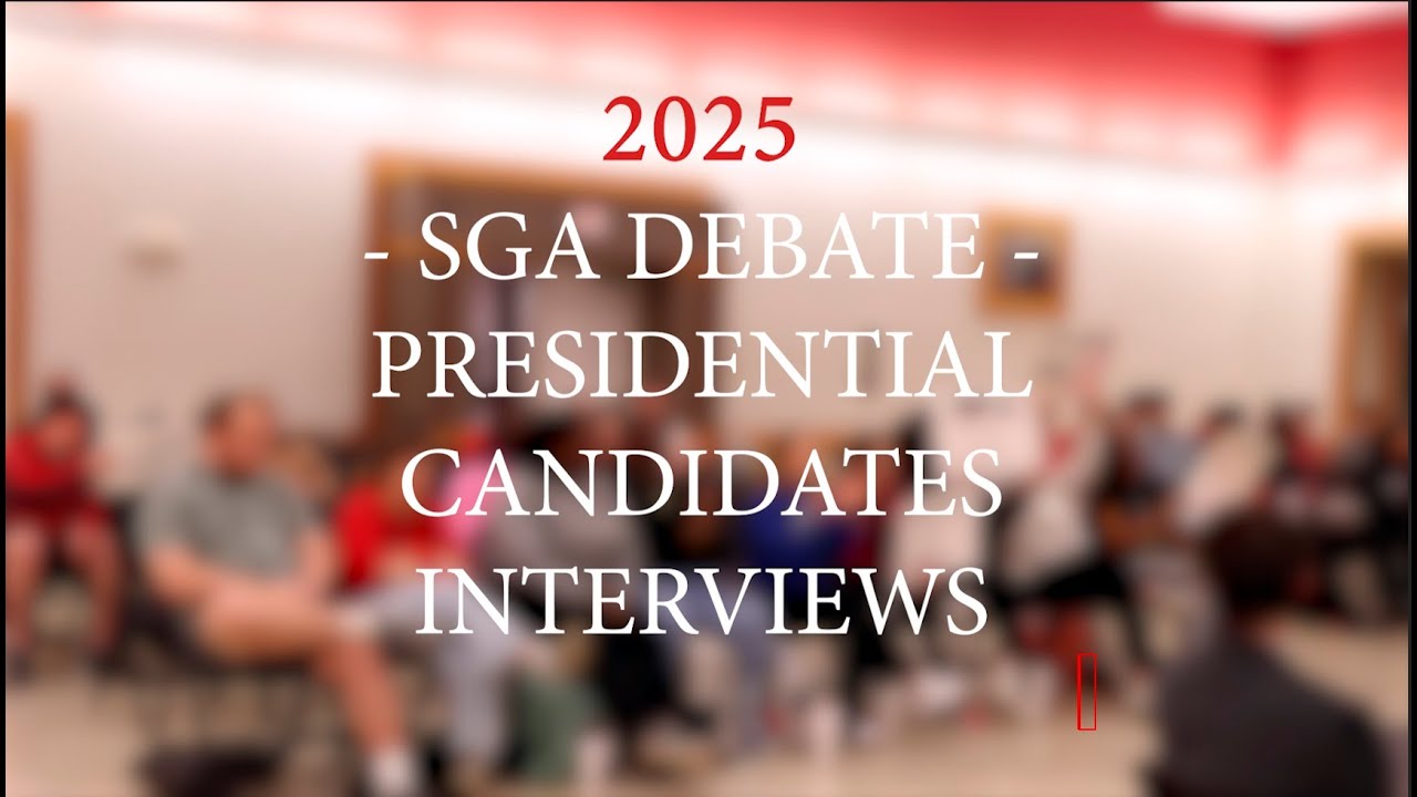 2025 - SGA Debate - Presidential Candidates' Interviews - YouTube